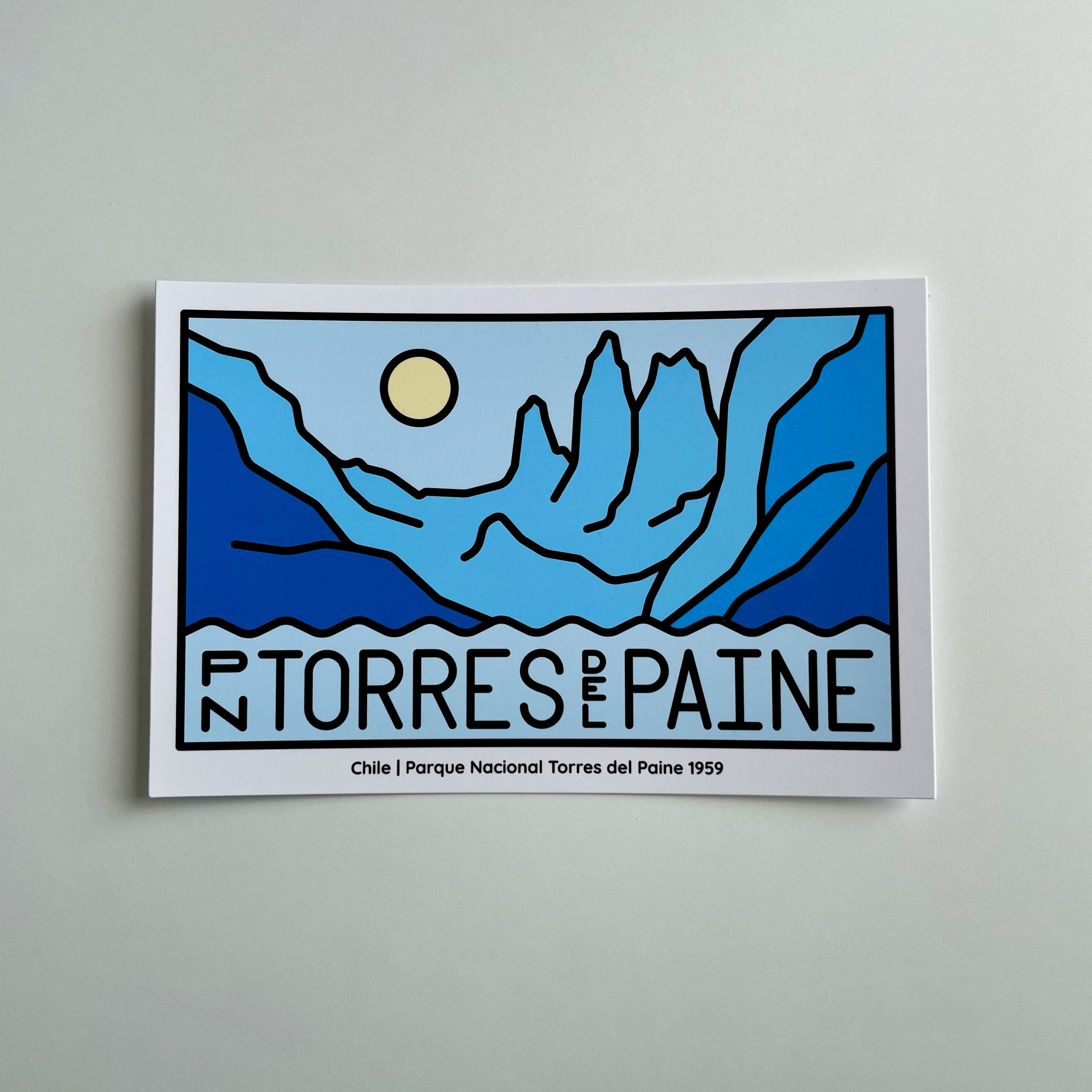 Torres Del Paine National Park Chile Postcard - Etsy