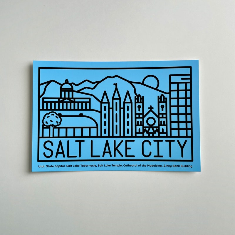 Salt Lake City Post Cards - Etsy