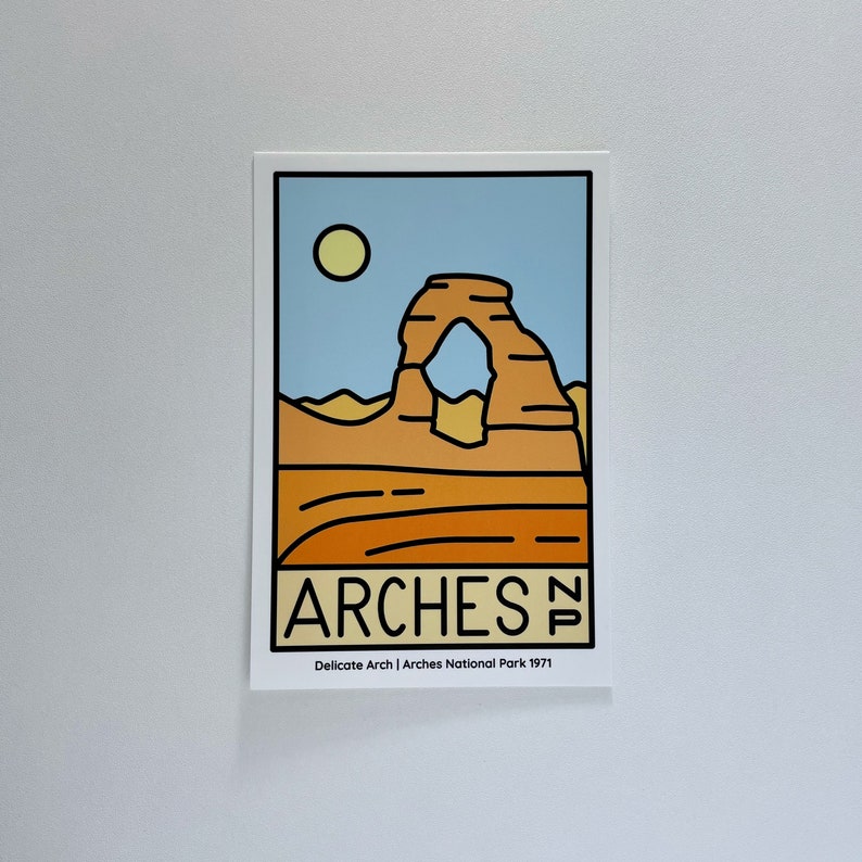 Arches National Park Delicate Arch Postcard - Etsy