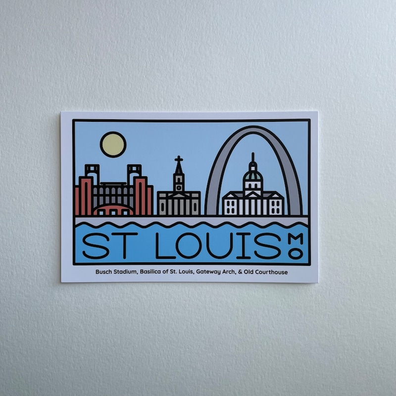 St Louis Poster - Etsy