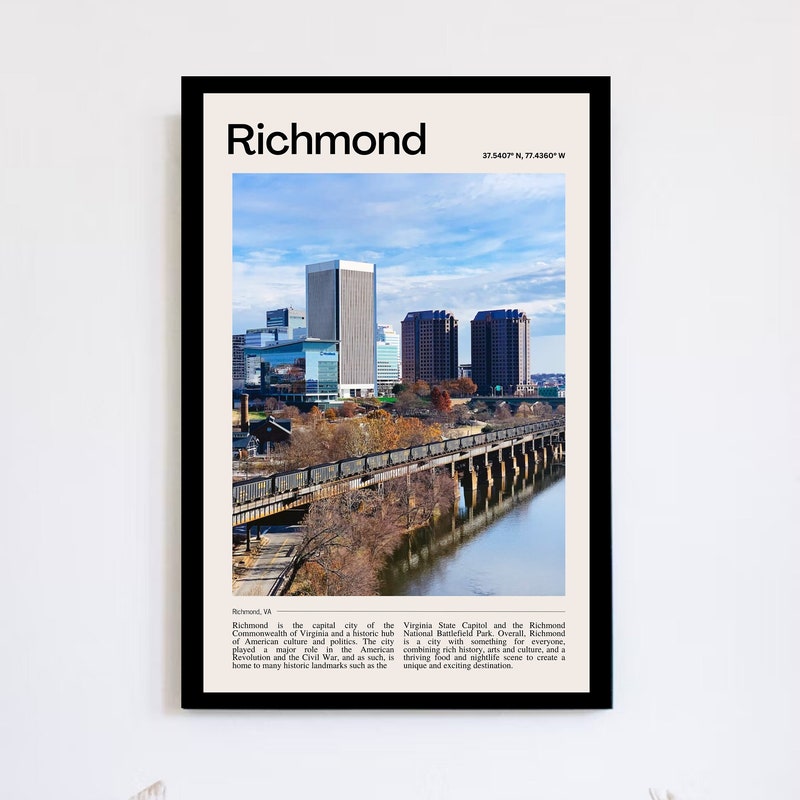 Richmond Poster - Etsy