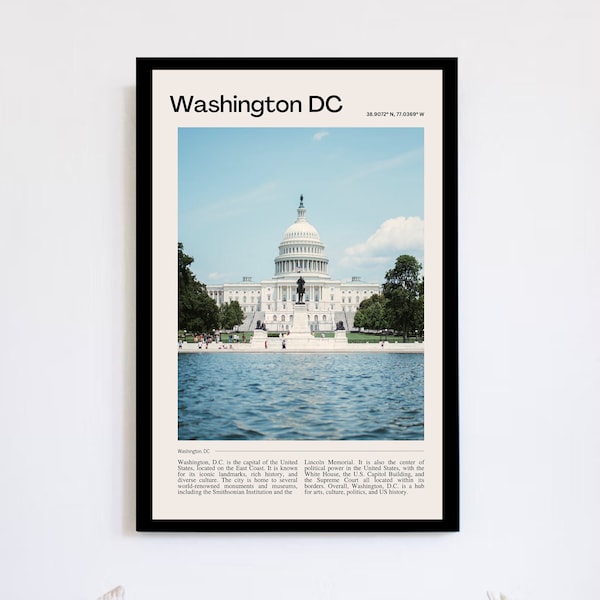 Washington Dc Poster - Etsy