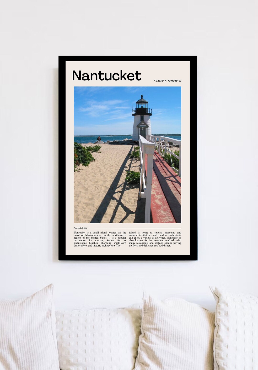 Nantucket, MA Poster | Travel Poster | Vintage Nantucket Massachusetts ...