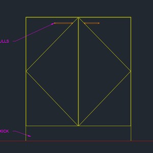 Basic 2 Door Base Cabinet Construction Plans - Etsy