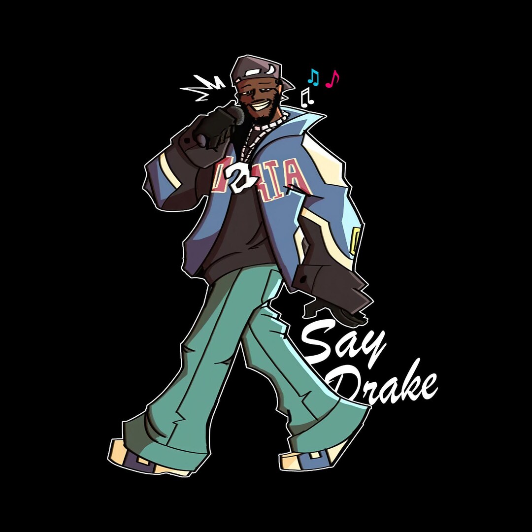 Kendrick Lamar Say Drake Digital PNG, Transparent PNG File for Printing ...