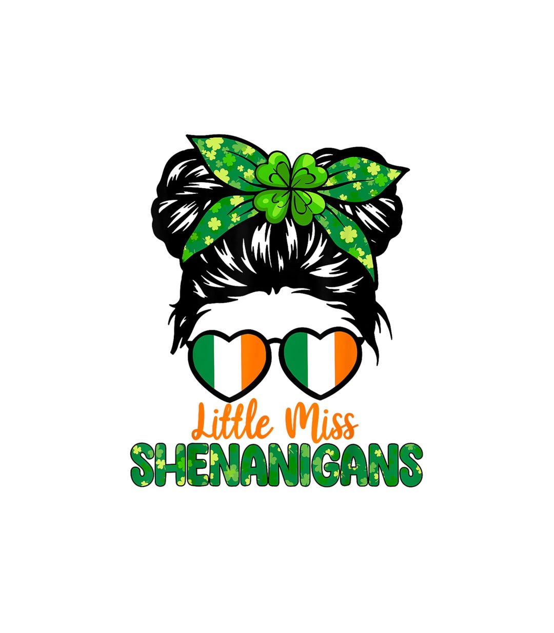 Little Miss Shenanigans St Patricks Day Kids Girls Toddler, Little Miss ...
