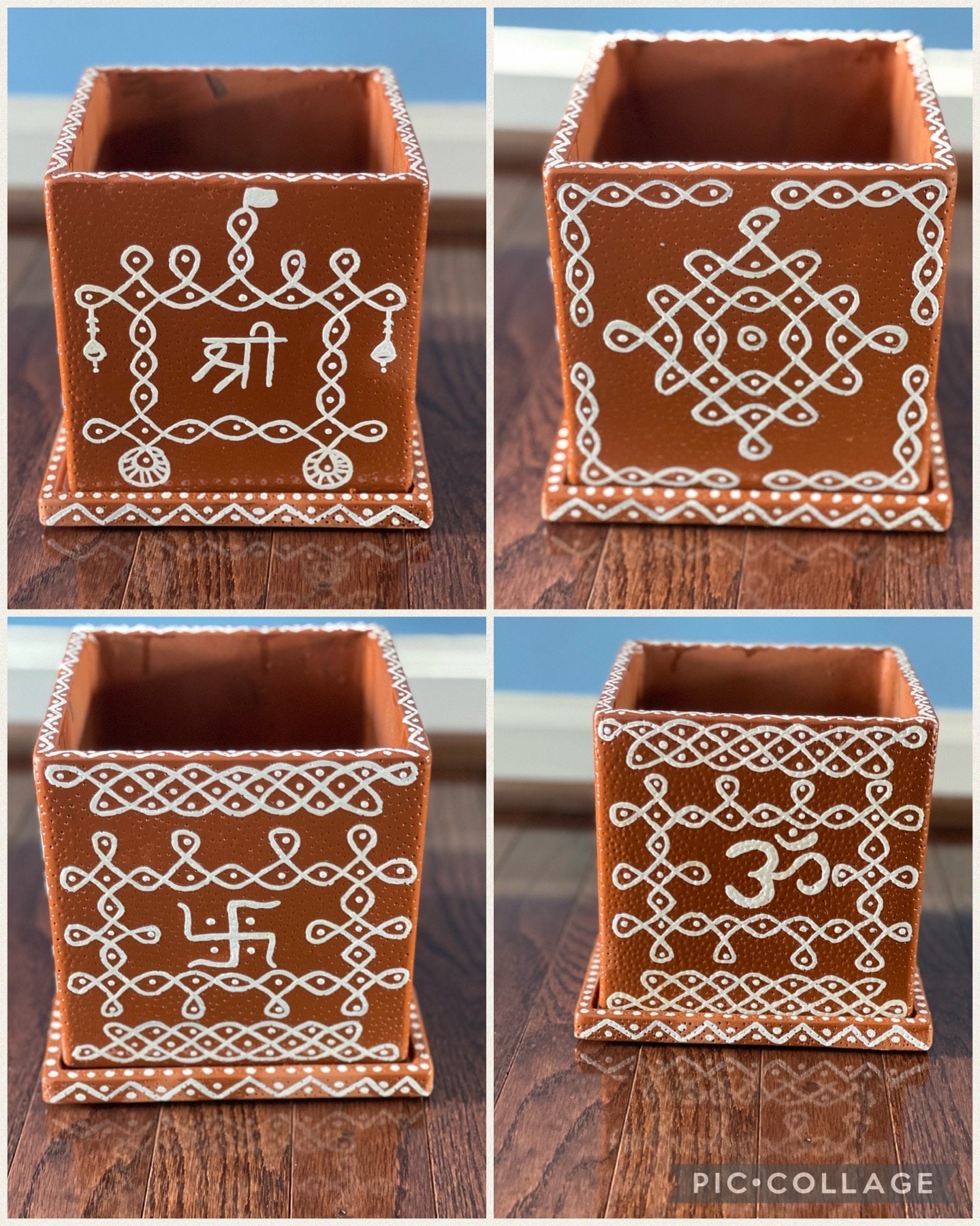 Tulasi Kota, Tulasi Pot, Tulasi Vrindavan, Holi Basil Pot, Indian Home ...