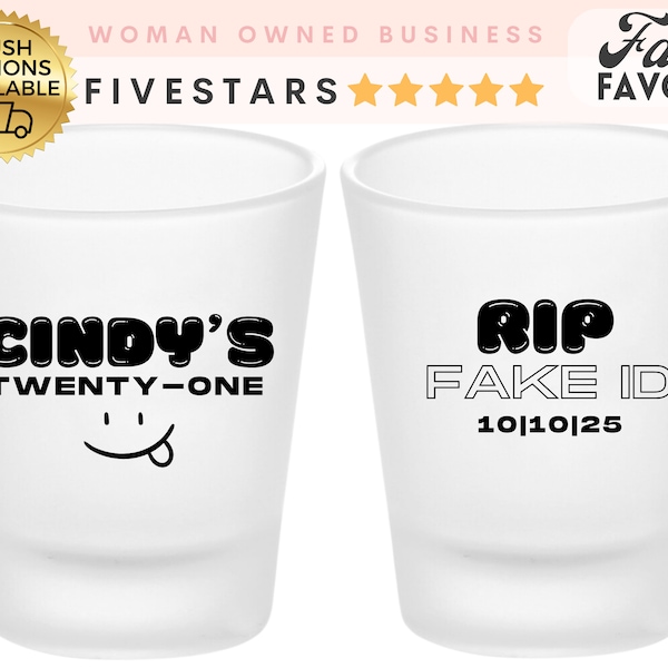 Rip Fake Id Shot Glasses - Etsy