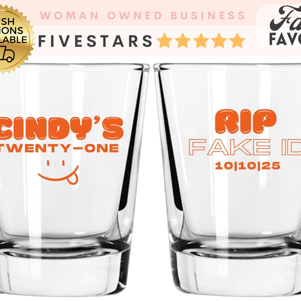 Rip Fake Id Shot Glasses - Etsy