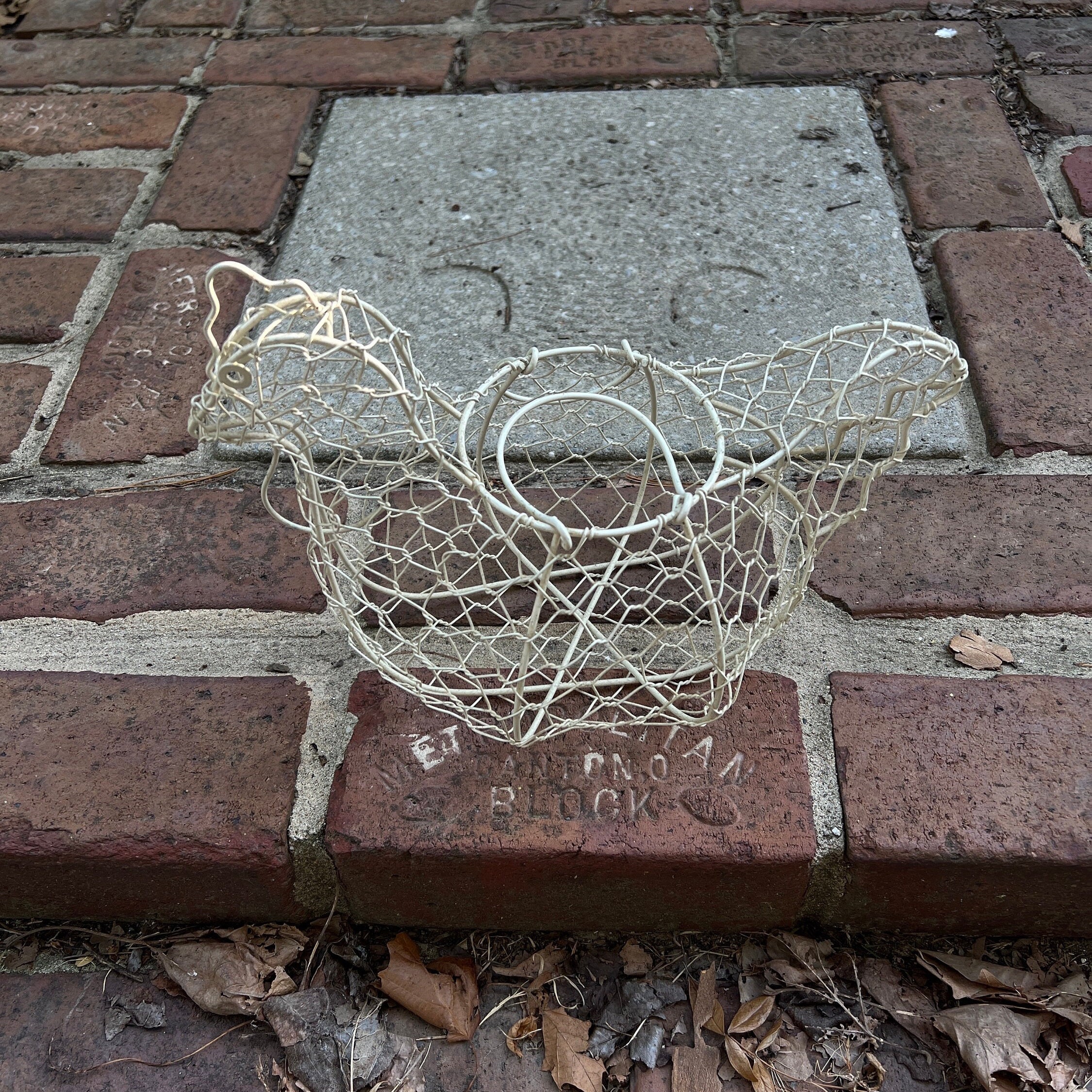Primitive Farmhouse Rustic Colonial Chicken Wire Egg Basket - Etsy