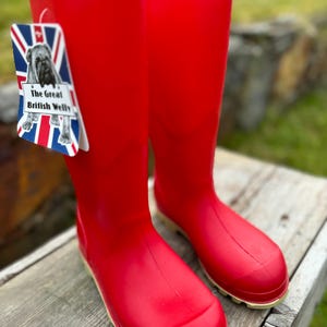 The Great British Welly Kids Rain Boots - Etsy