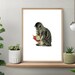 Smart Cat Artwork Digital Download Printable Wall Art for Cat Lovers ...