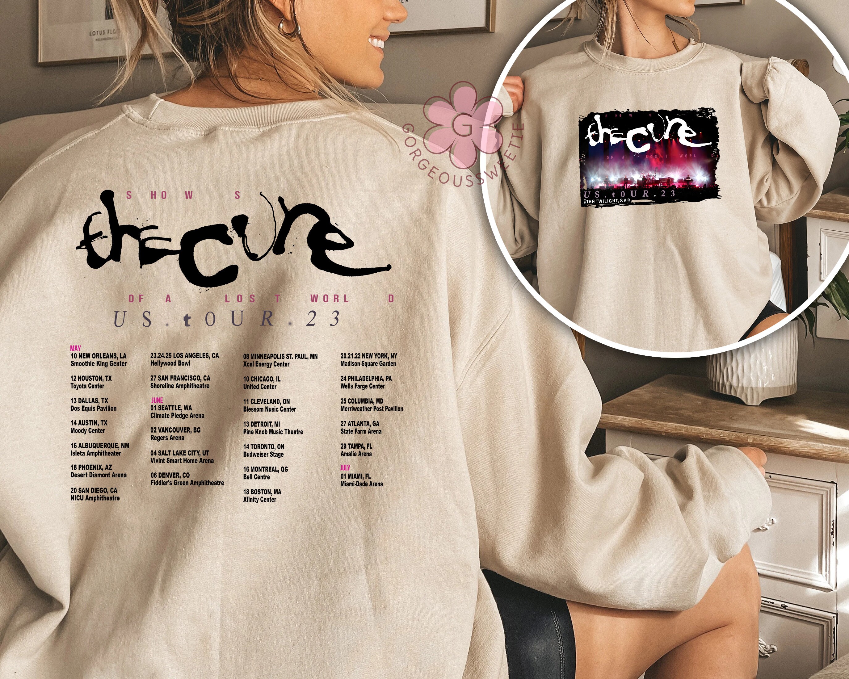 The Cure 2023 North American Tour Shirt, The Cure Twilight Sad Tour ... The Cure 2023 North American Tour Shirt, The Cure Twilight Sad Tour ...
