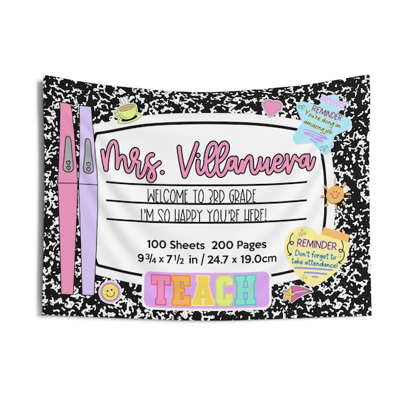 Math Classroom Tapestry - Etsy