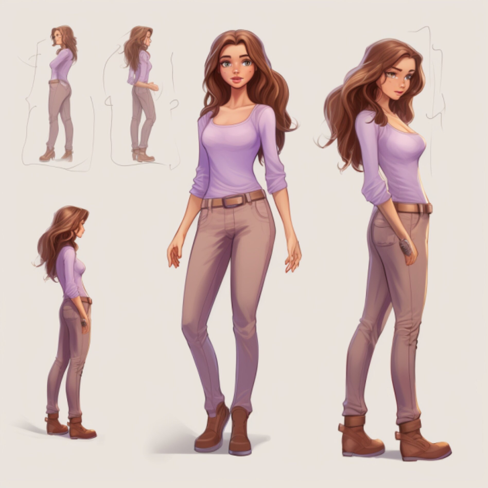 Ai Art Prompt: Posed Character Designs midjourneymidjourney - Etsy