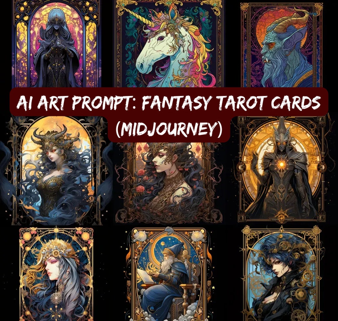 Ai Art Prompt: Fantasy Tarot Cards midjourney Ai Prompt for Making Ai ...