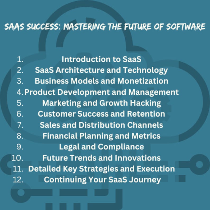 Saas Success: Mastering the Future of Software - Etsy Australia