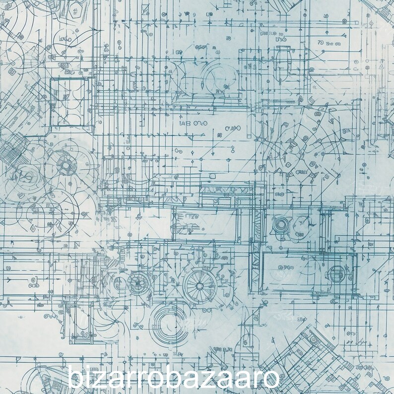 Construction Engineering Tile Patterns, Digital Art (x6), Repeating ...