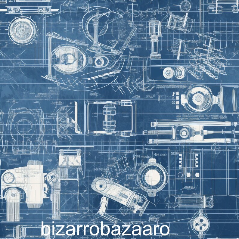 Construction Engineering Tile Patterns, Digital Art (x6), Repeating ...