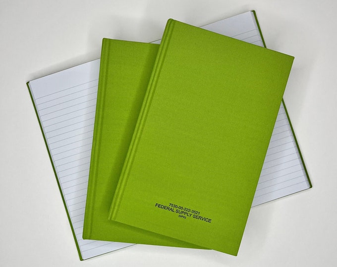 Leaders Notebook Military Green Book 192 Pages, 5.25” X 8” Army ...