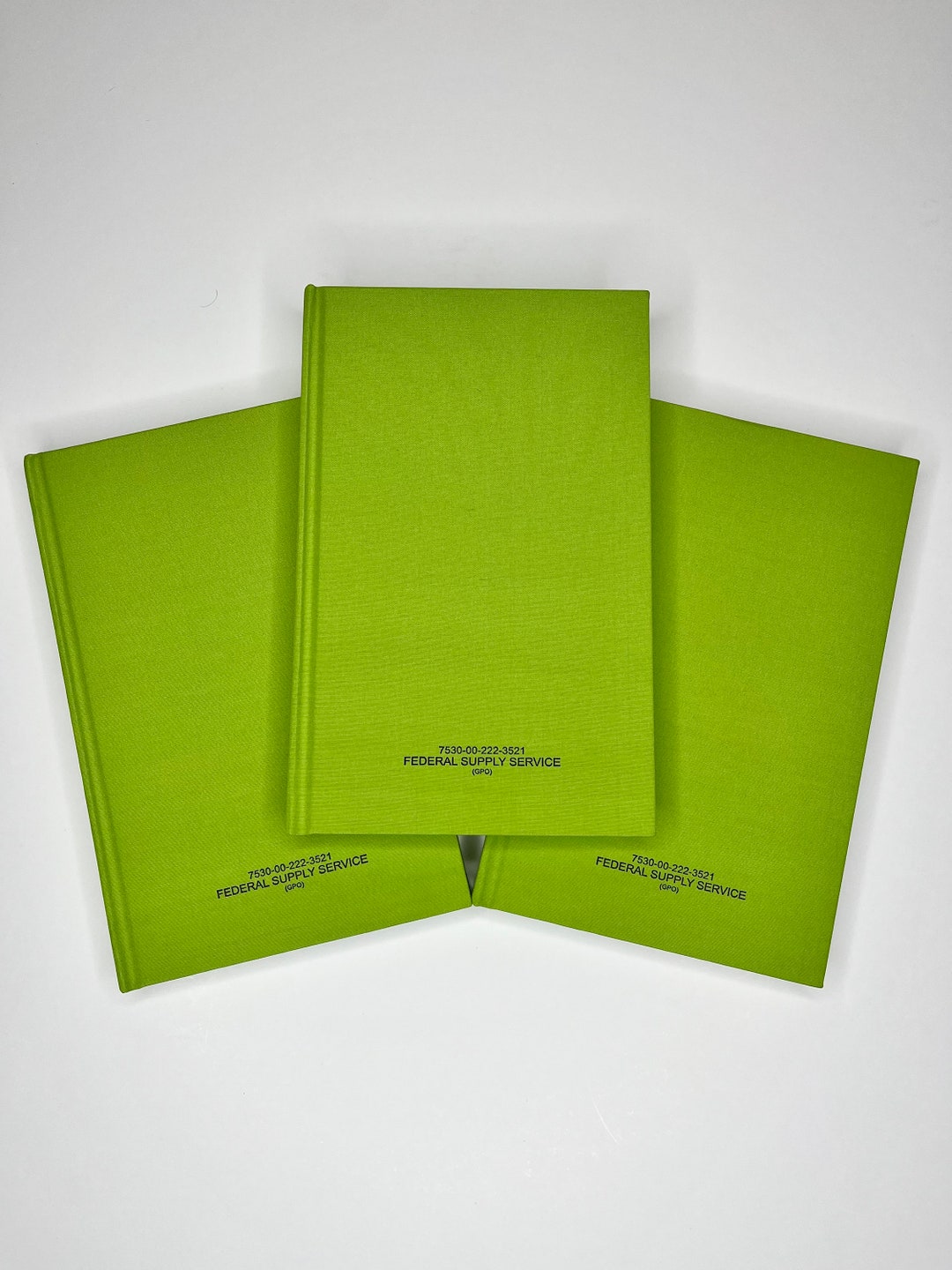 3 PACK Military Green Book 192 Pages, 5.25 X 8 Army Training Field ...