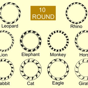 20 Animal Photo Frames Templates. SVG, Png, DXF, EPS. Printable ...