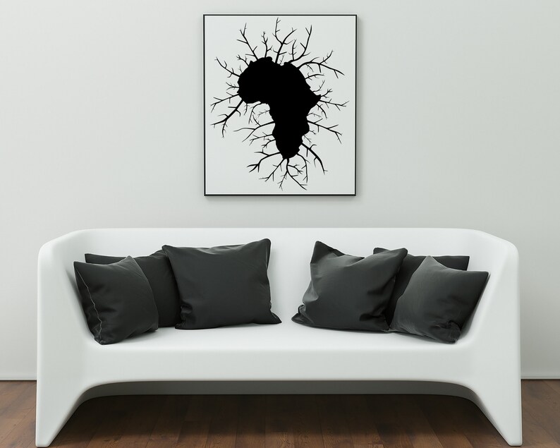 African Roots Digital Downloadable Art. SVG Png, EPS, DXF and Pdf ...