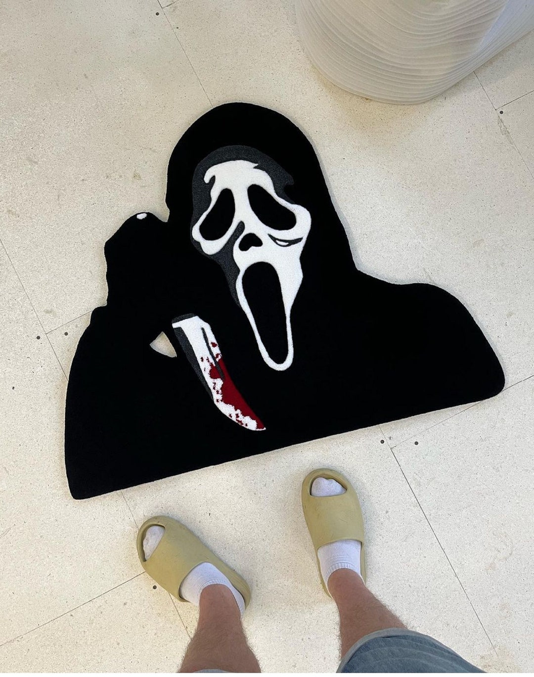 Ghost Custom Tufted Rug/ Handmade Cartoon Tufting - Etsy