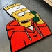 Bart Simpson Custom Tufted Rug/ Handmade Cartoon Tufting Rug - Etsy