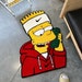 Bart Simpson Custom Tufted Rug/ Handmade Cartoon Tufting Rug - Etsy