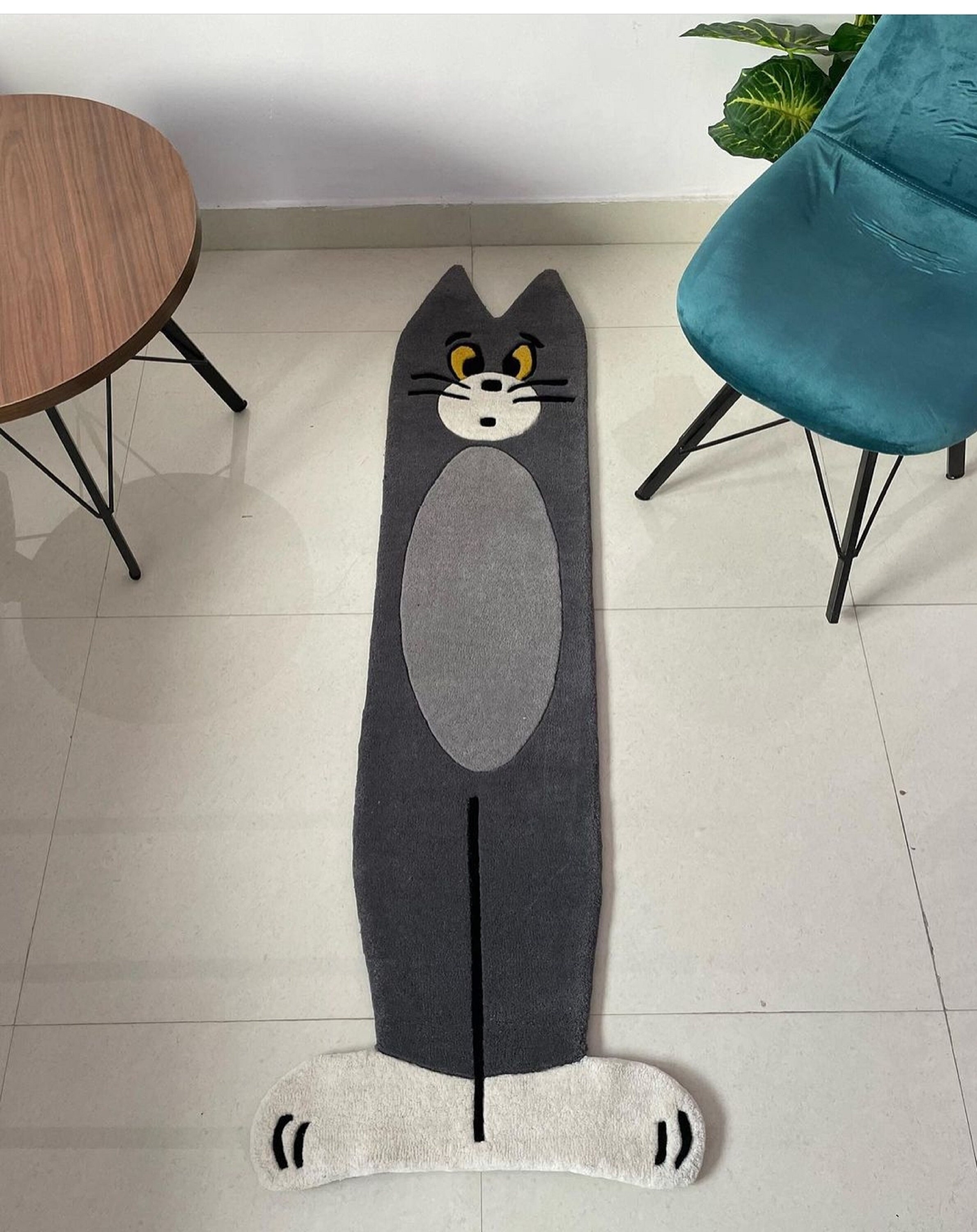 Flat Tom Custom Tufted Handmade Rug From Tom and Jerry - Etsy