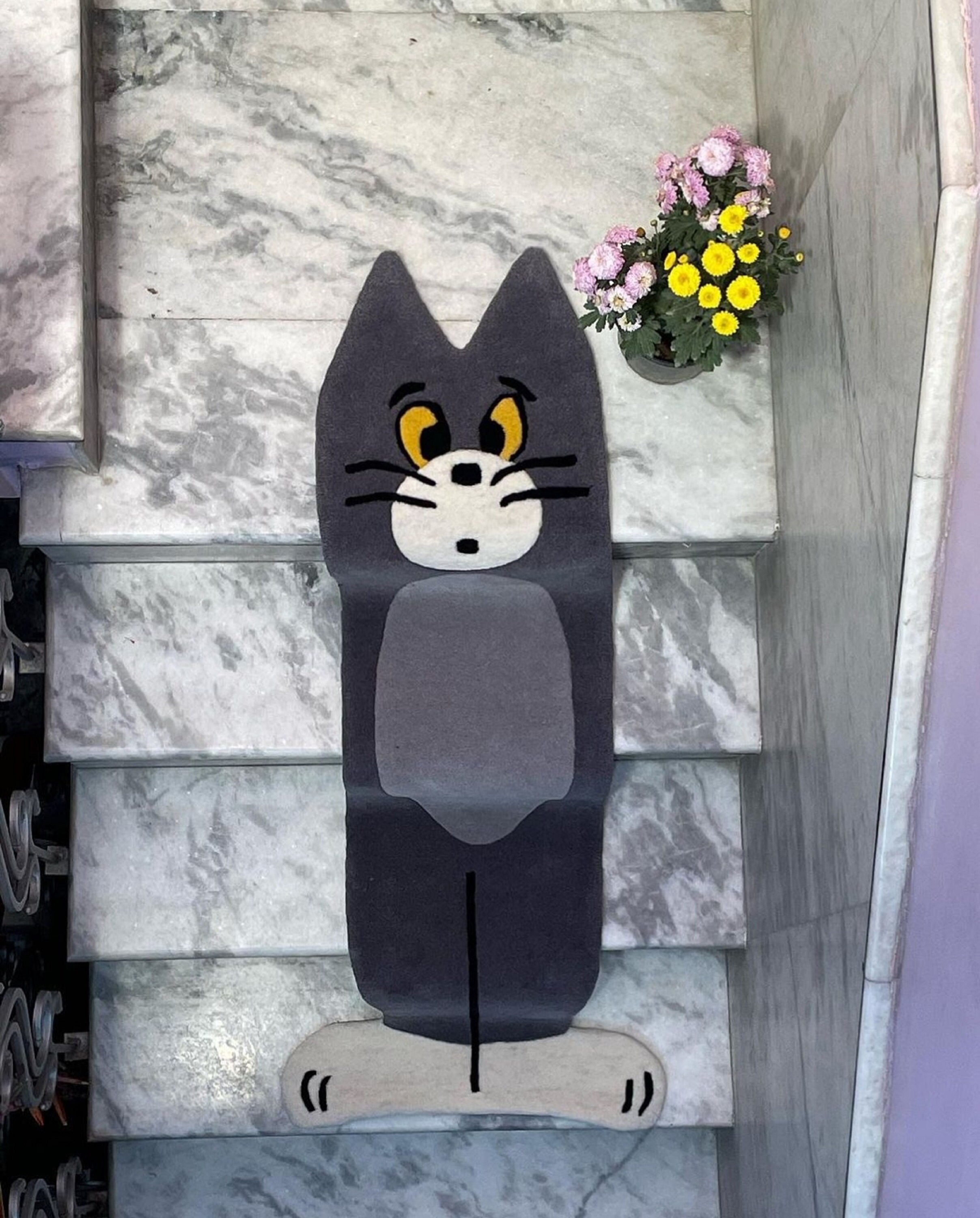 Flat Tom Custom Tufted Handmade Rug From Tom and Jerry - Etsy