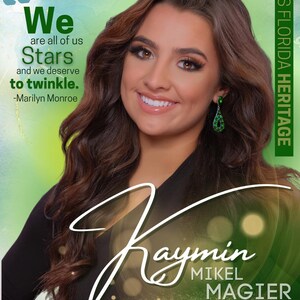 Pageant Ad Personalized, Downloadable in PNG or PDF - Etsy