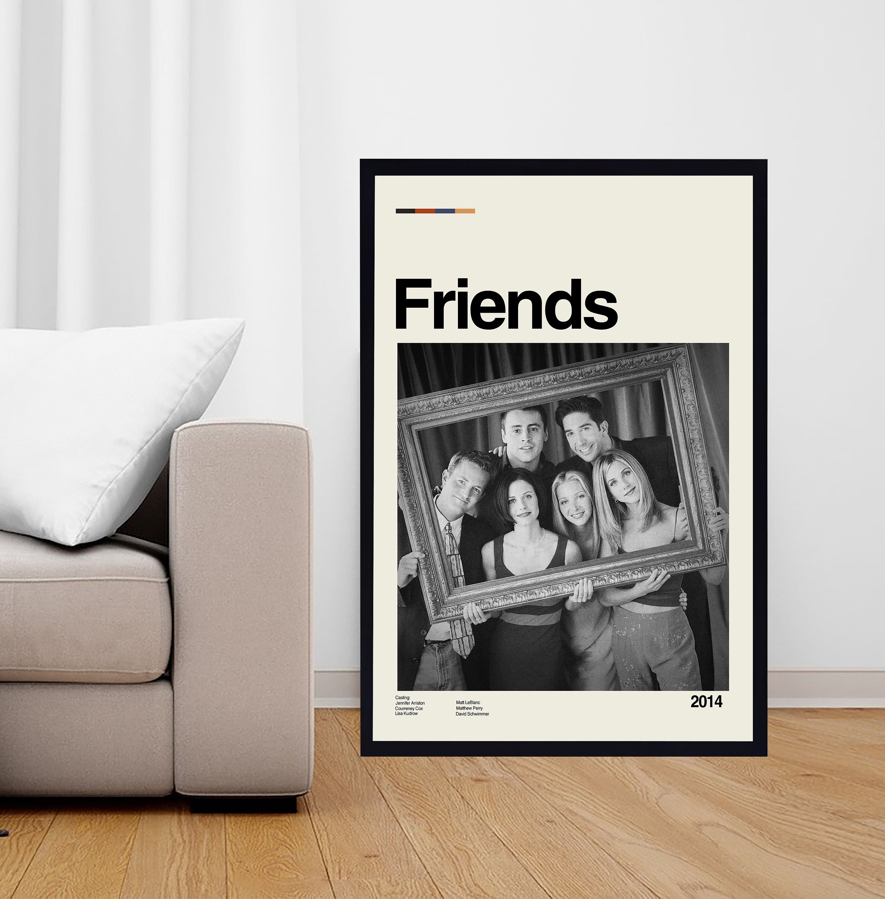 Friends Movie Poster, Retro Movie Poster sold by In-Depth-Chiarra | SKU ...