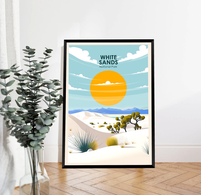 White Sands National Park Poster White Sands Poster - Etsy