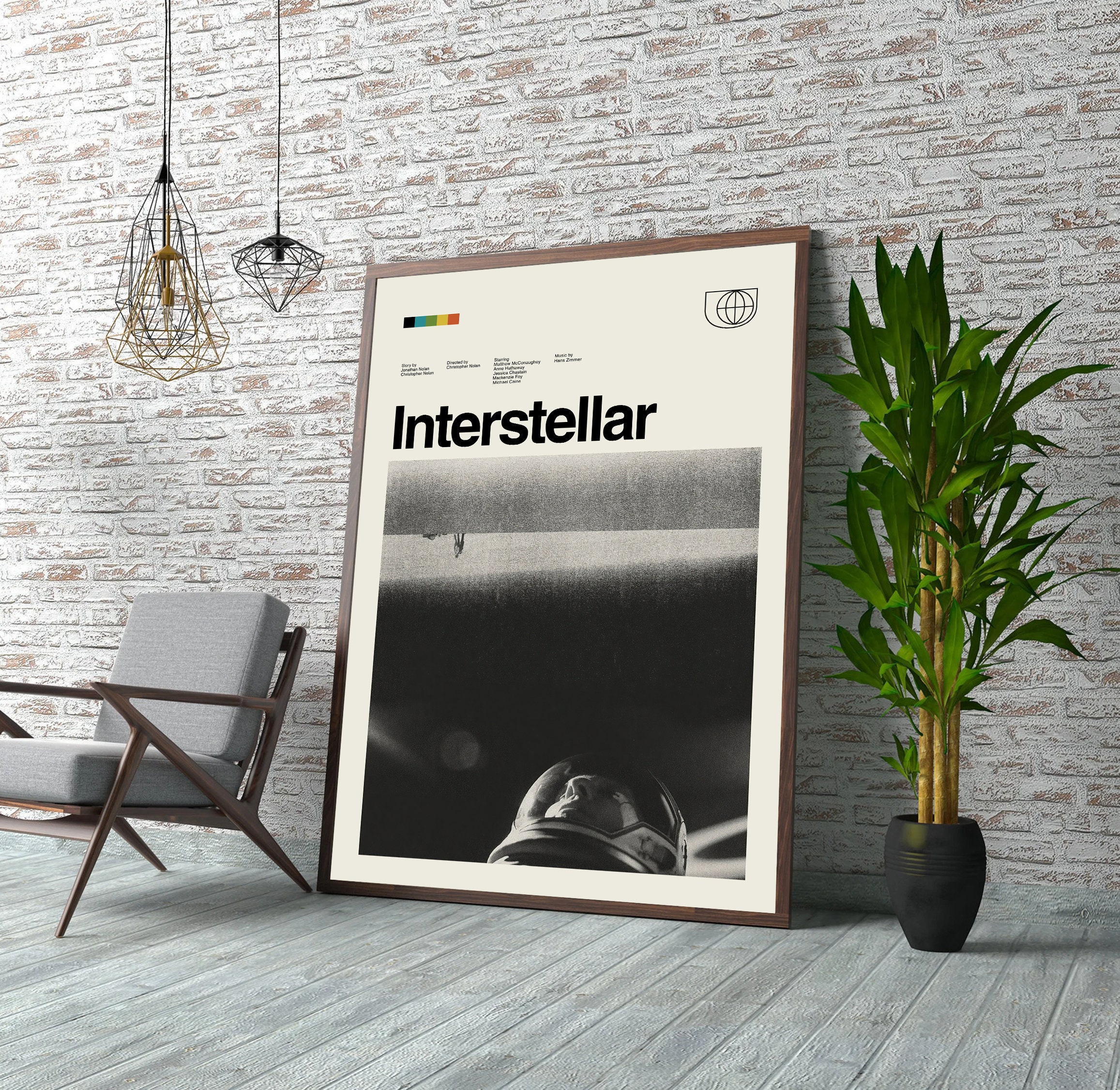 Minimalist INTERSTELLAR Movie Poster - Minimalist Art - Vintage Poster ...