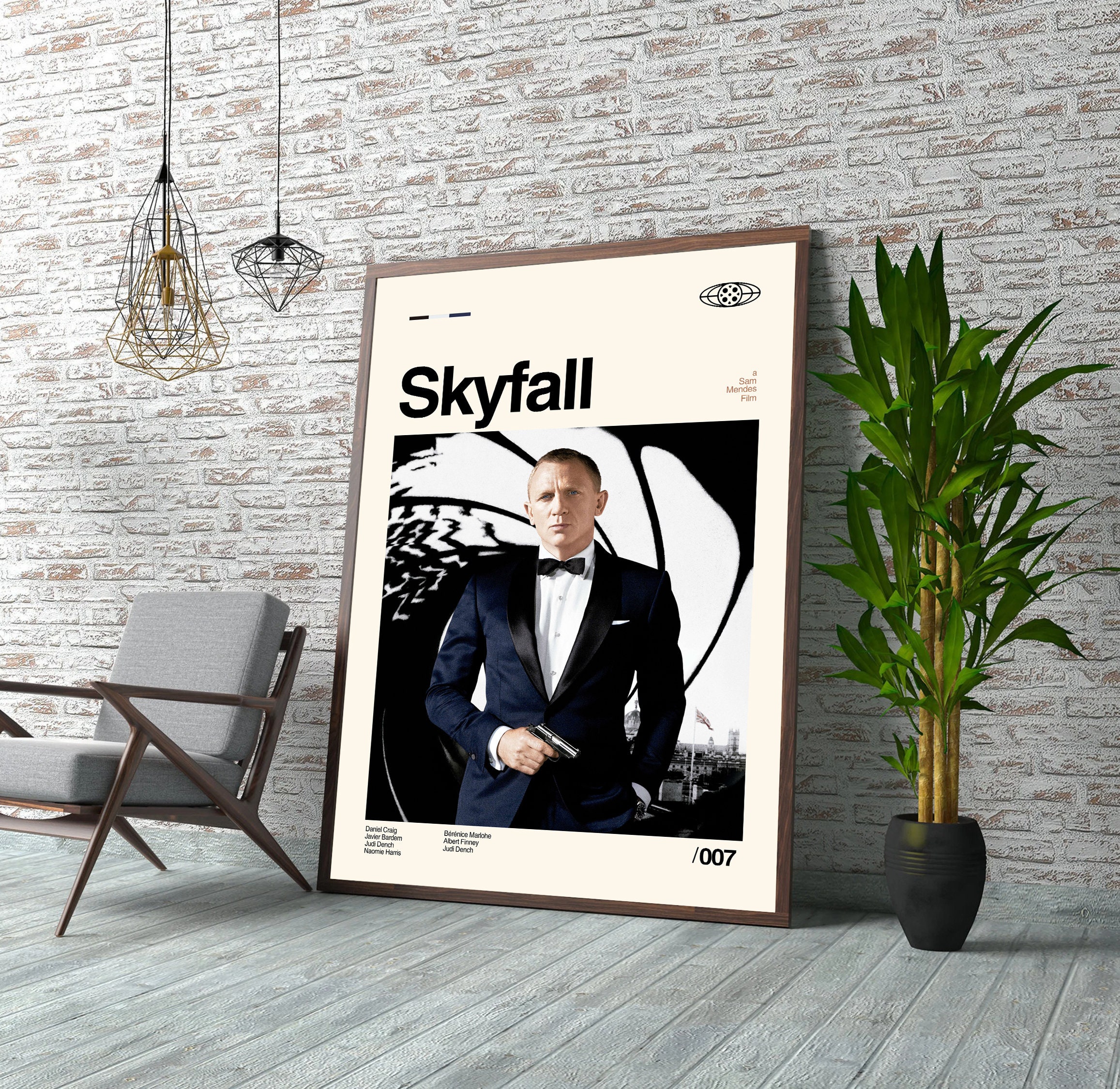 Javier Bardem Skyfall Poster