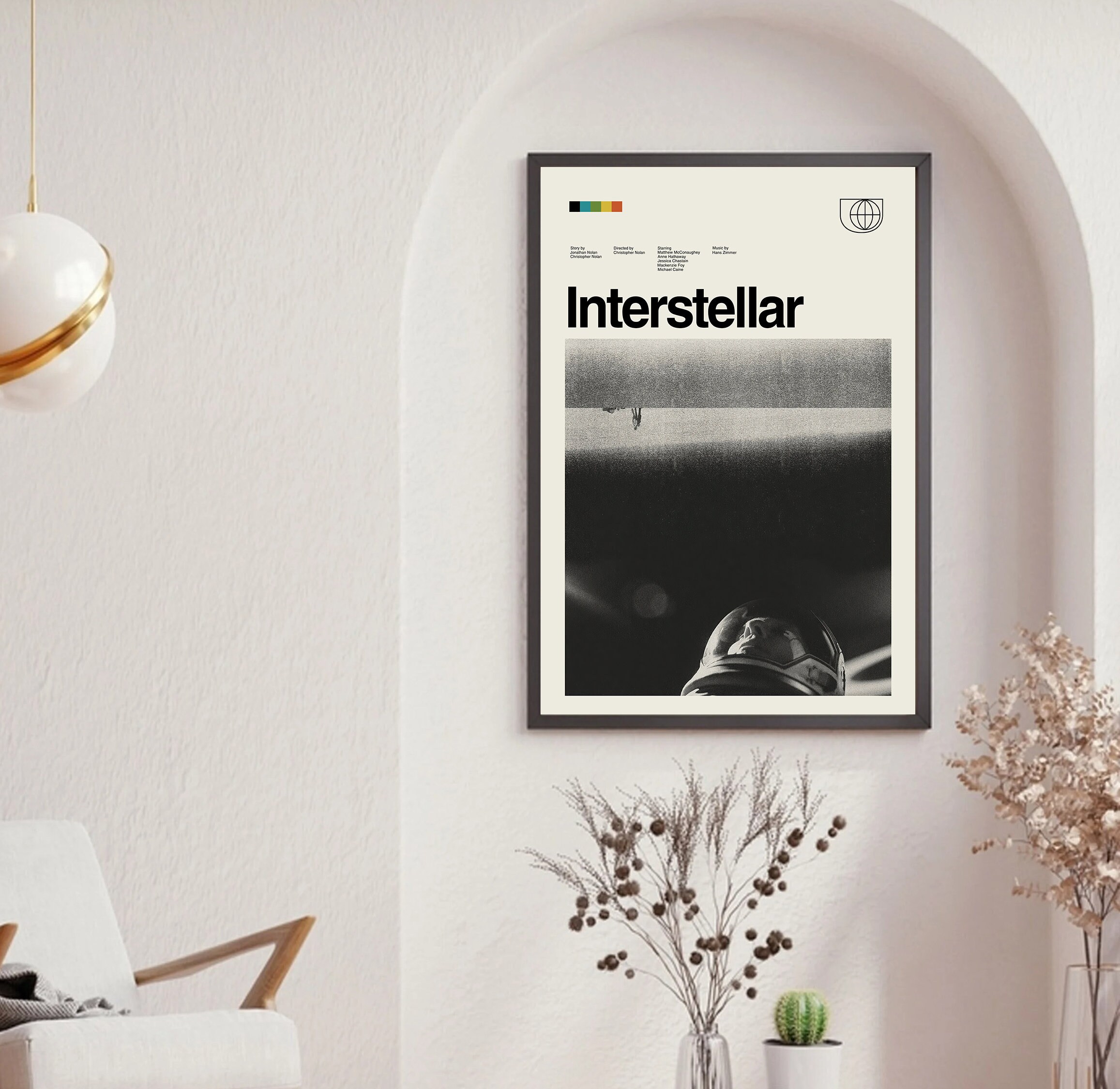 Minimalist INTERSTELLAR Movie Poster - Minimalist Art - Vintage Poster ...