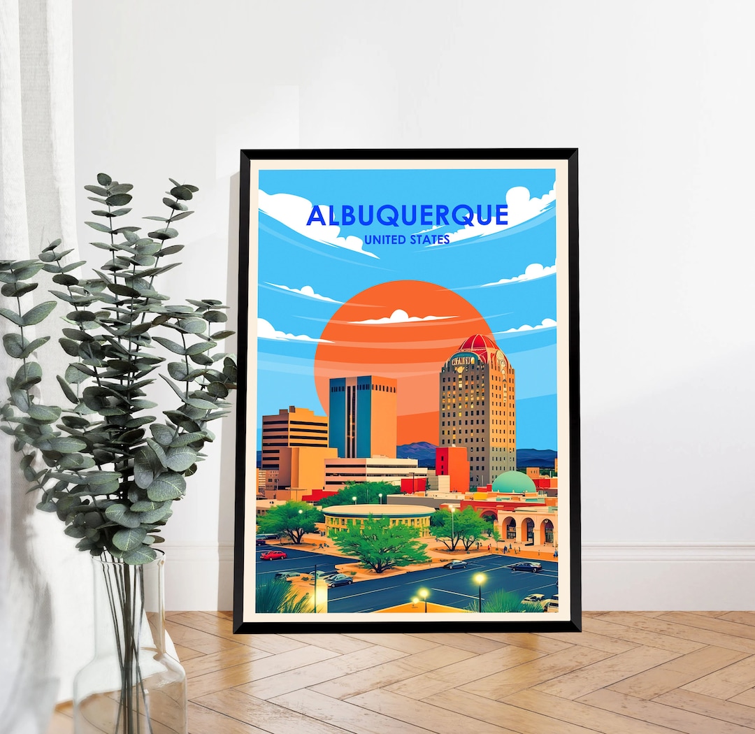 Albuquerque New Mexico Poster Albuquerque Poster - Etsy