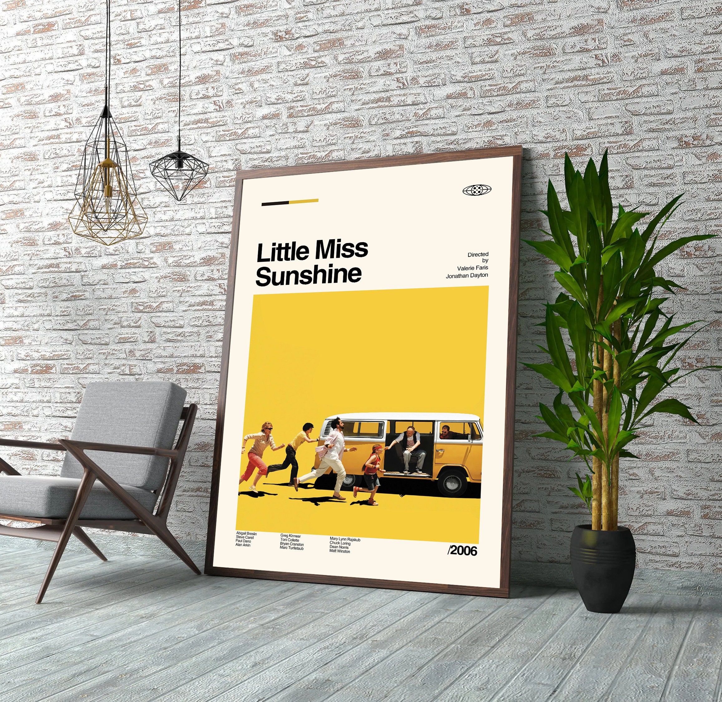 Little Miss Sunshine Poster - Retro Movie Poster - Minimalist Art sold ...