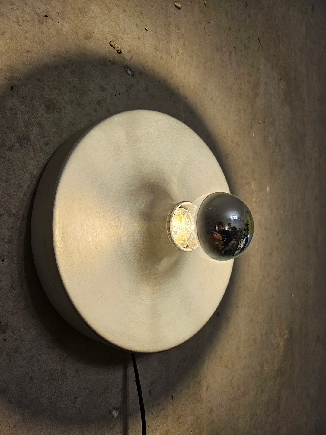 Discus Lamp Charlotte Perriand Space Age Staff Design Aluminum Vintage ...