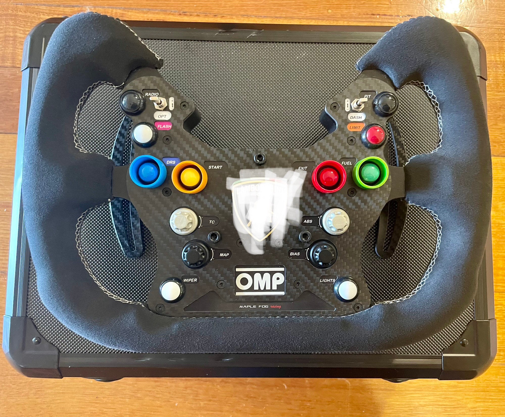 Maple Fog Handmade Steering Wheel Lamborghini Wheel Sim Racing - Etsy ...