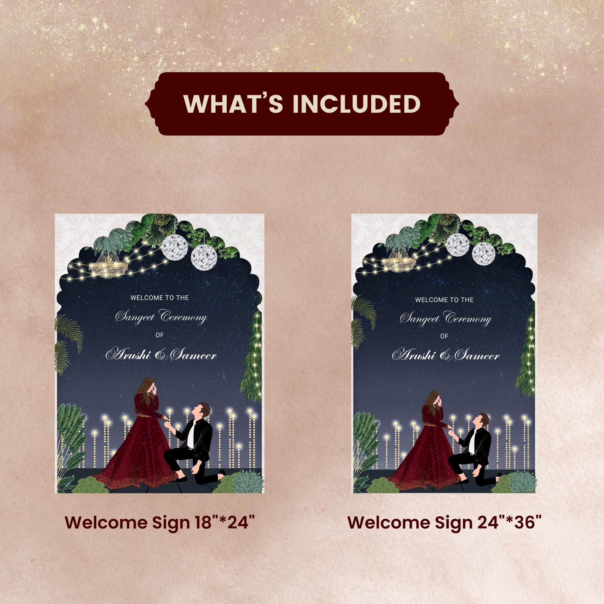 Premium Indian Wedding Welcome Sign, Wedding Entrance Signage for Hindu ...