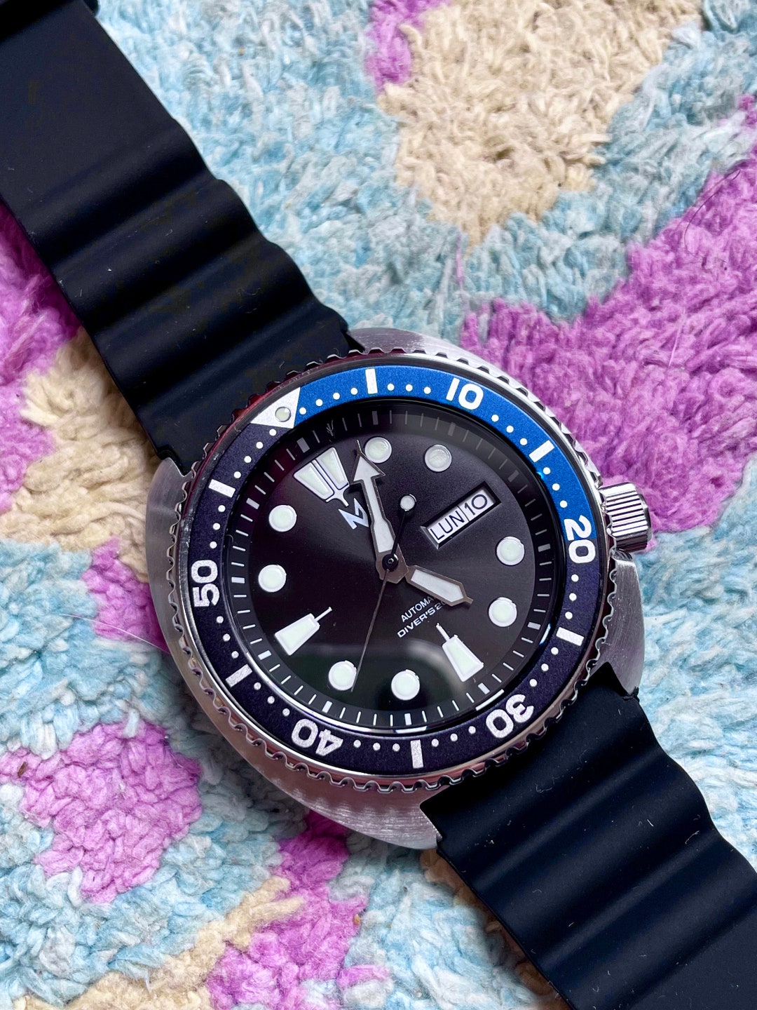 Vantage Diver 45mm Seiko Mod Watches for Men Gift for Him Mens Watch ...