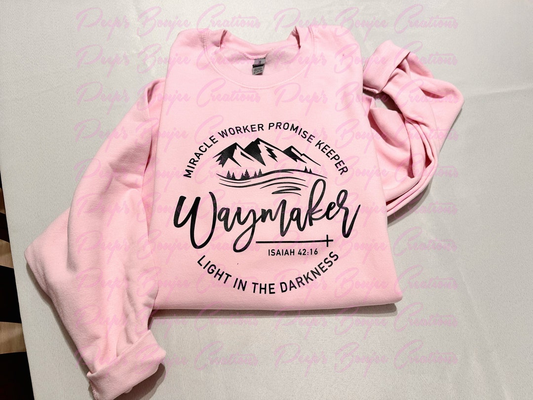 Waymaker Promise Keeper Christian Sweatshirt - Etsy