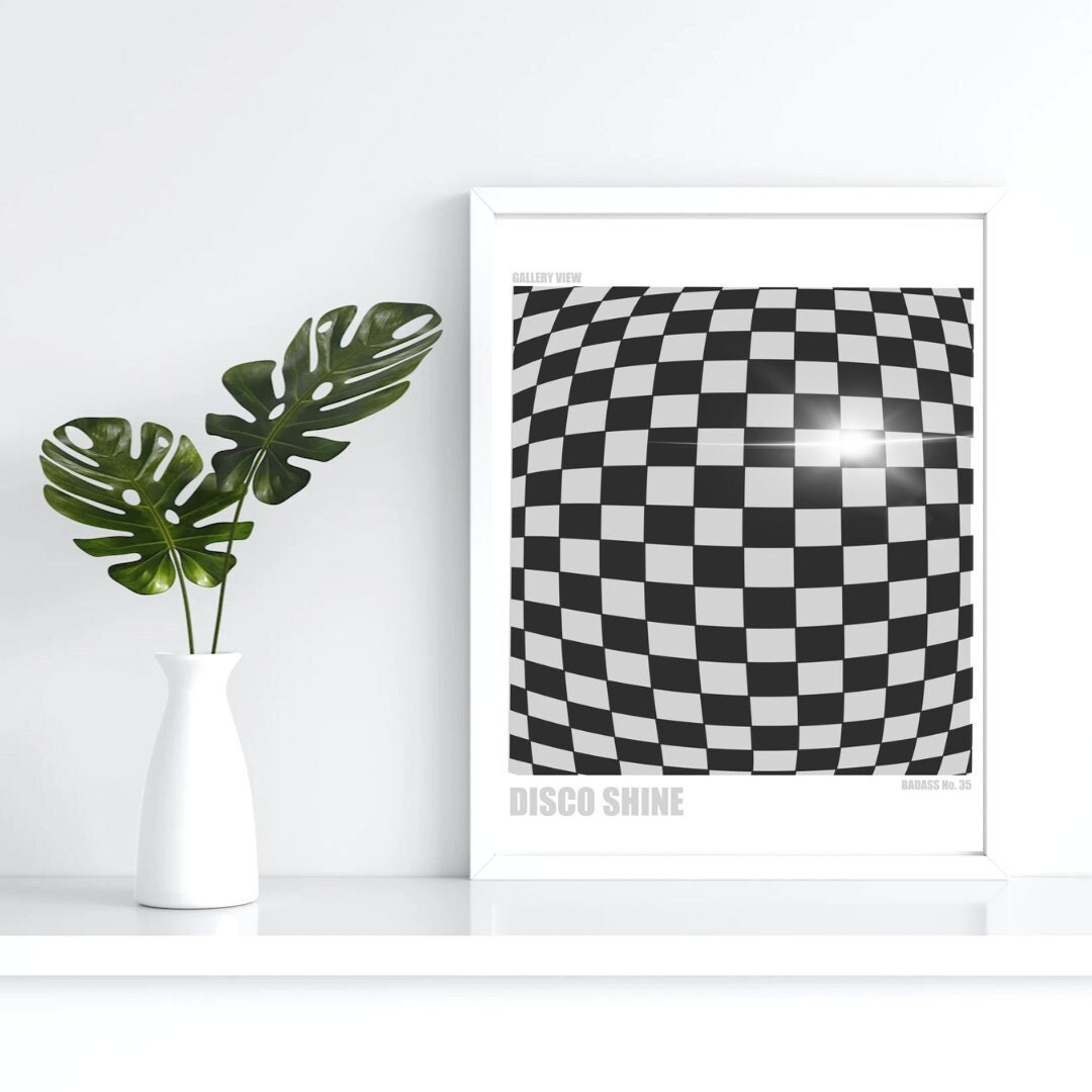 Disco Shine Printable Wall Art, Digital Download, Instant Download ...