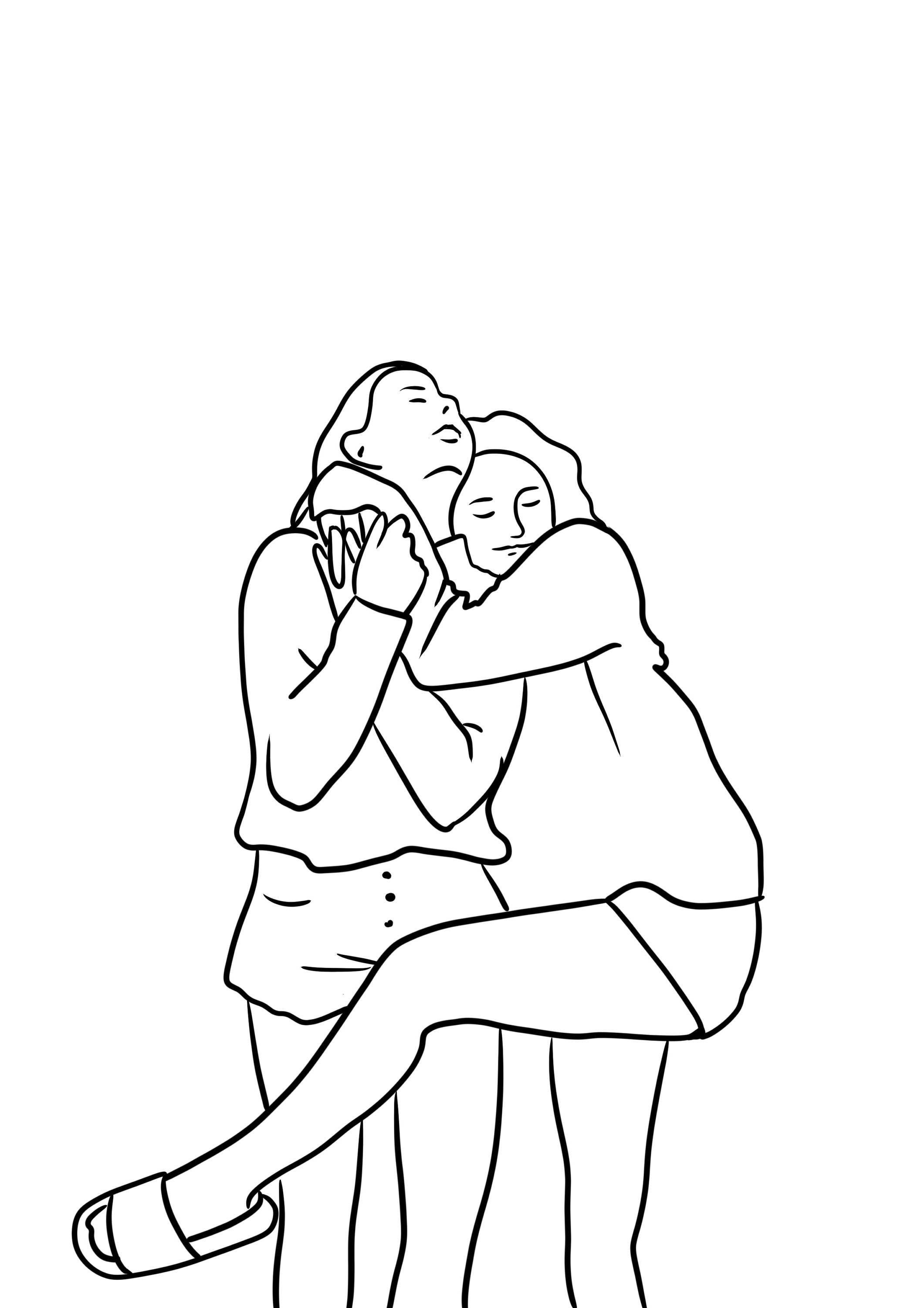Custom Line Drawing Simple Line Art Commission Portrait - Etsy