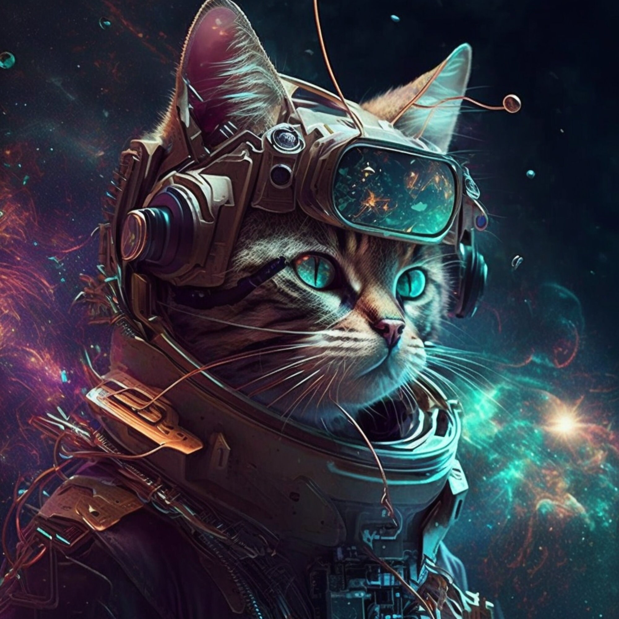 Exotic Kitty Cyberpunk Cat Futuristic Kitty AI Generated Art - Etsy