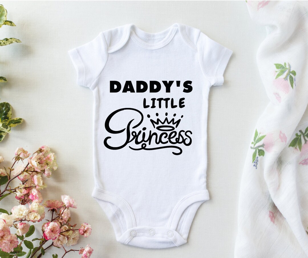 Daddy's Little Princess Baby Bodysuit, Baby Girl Bodysuits PR215 - Etsy