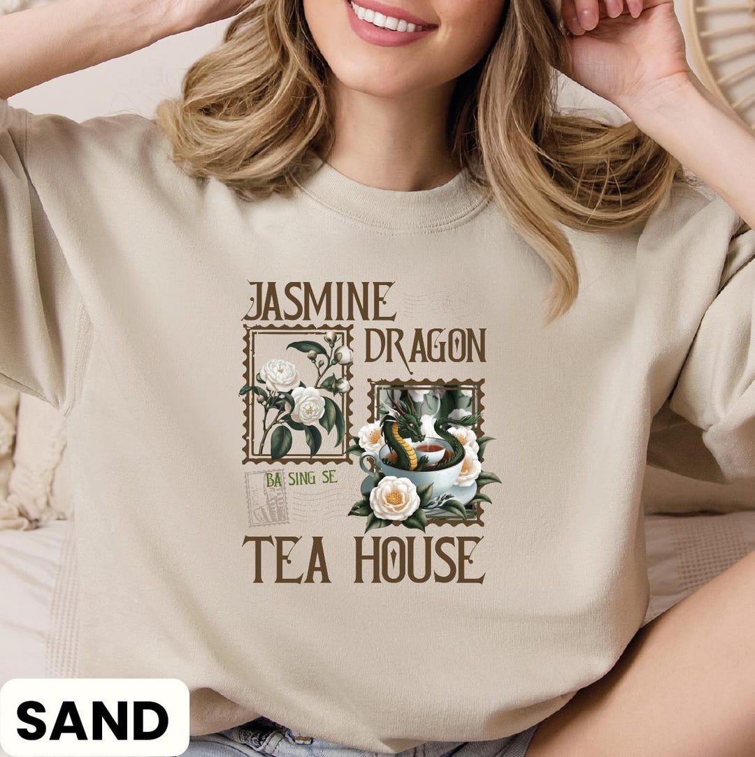 Jasmine Dragon Tea Shop Sweatshirt, Uncle Iroh Tea Shop Inspired, Anime ...
